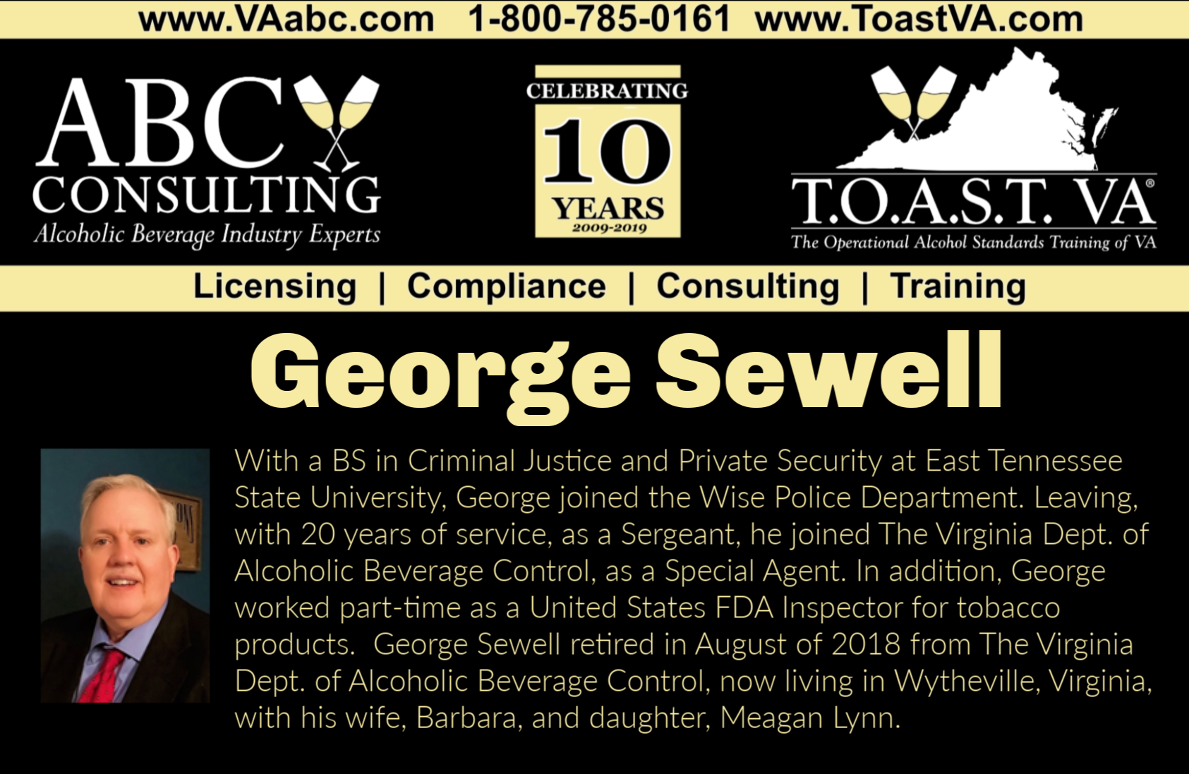 Friday Introduction: George Sewell - ABC Consulting News